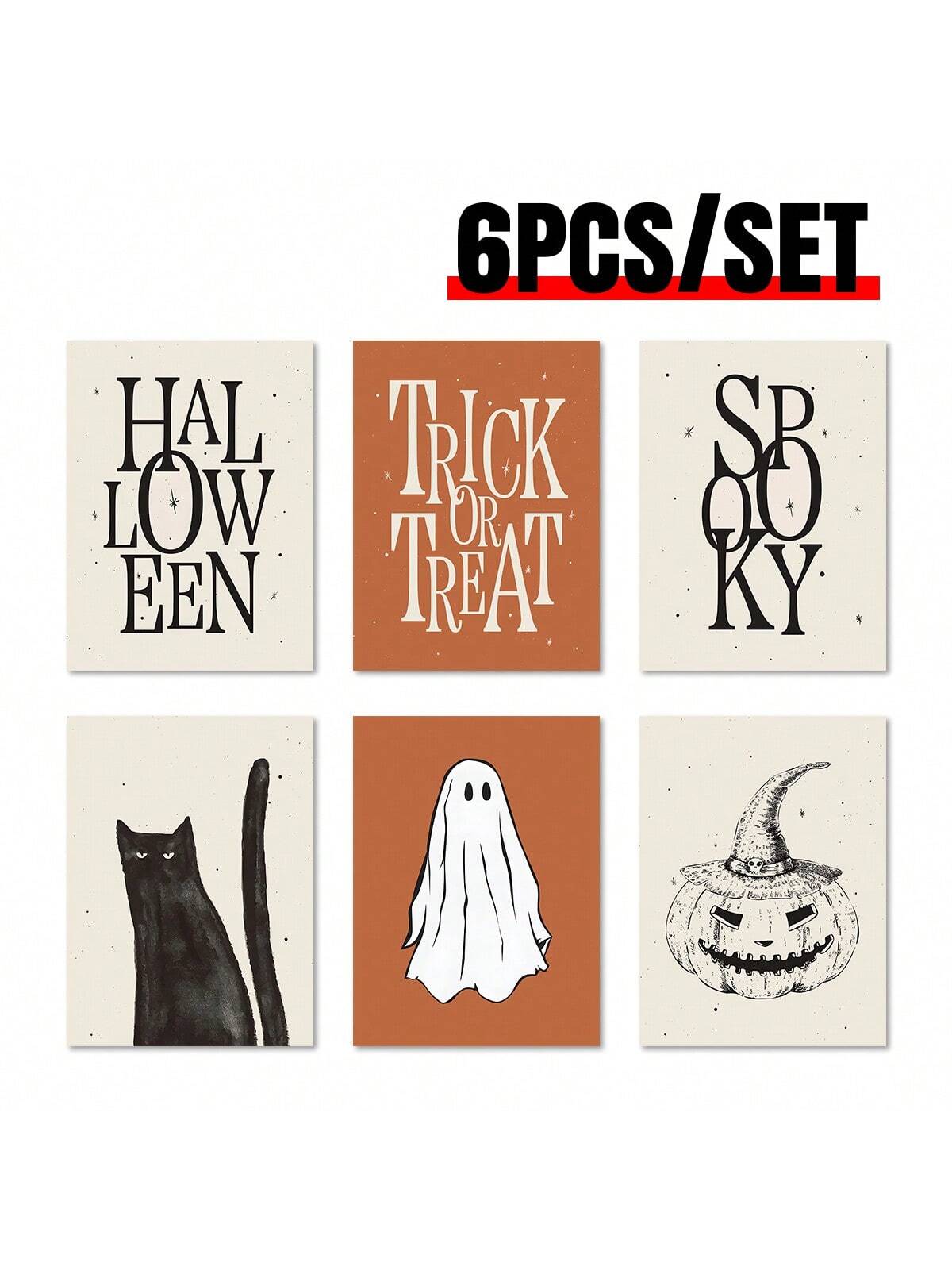 Spooky Halloween Collection: Printable Vintage Posters for Minimalist