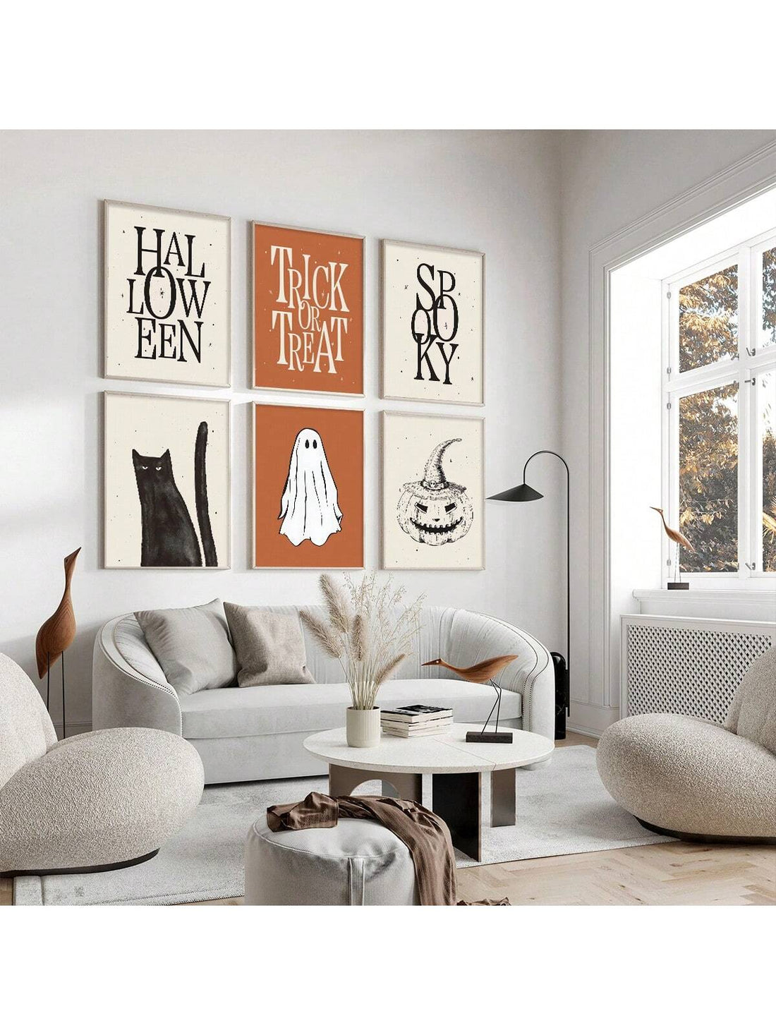 Spooky Halloween Collection: Printable Vintage Posters for Minimalist